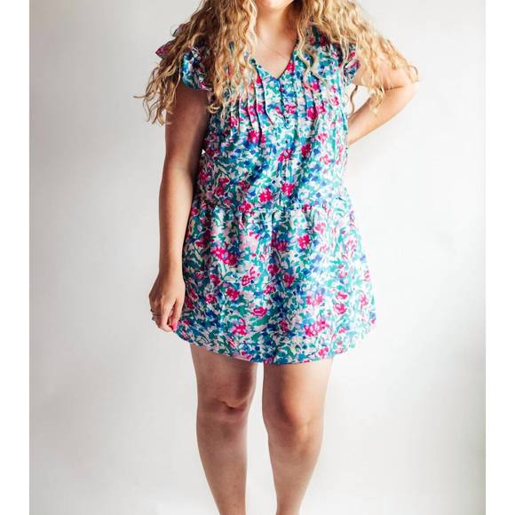 Pinch | Dresses | New Pinch Garden Party Dress In Green Multi | Poshmark